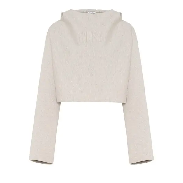 JEAN PAUL GAULTIER Cropped Bat Sleeves Hoodie