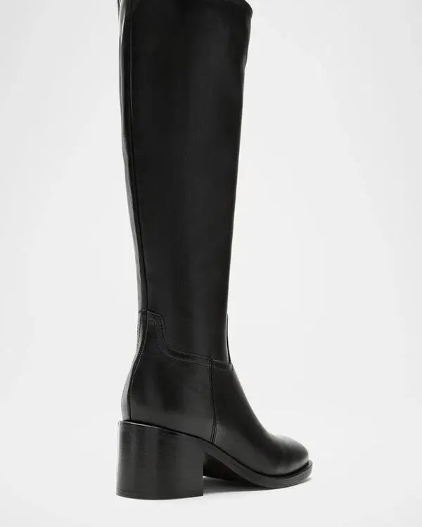 La Canadienne Leather Knee High Boots - Black