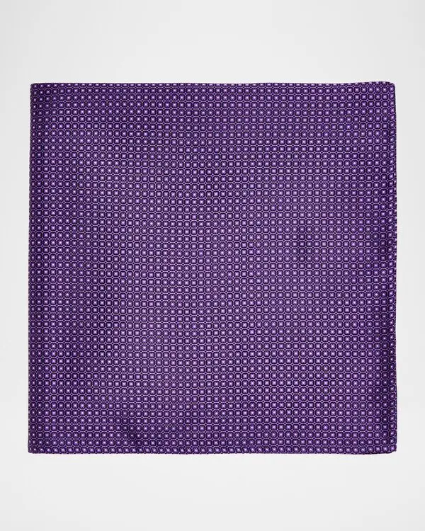 Stefano Ricci Apos;s Micro-geometric Silk Pocket Square