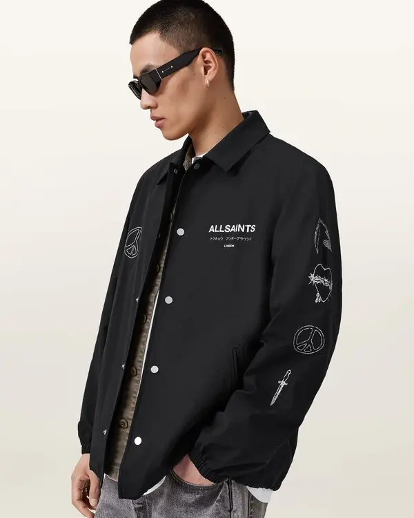 ALLSAINTS Orbital Lightweight Coach Jacket