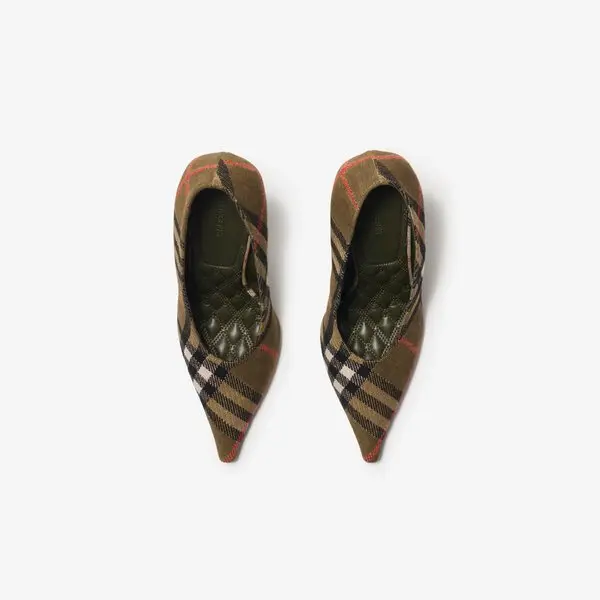 Burberry Check Cameo High Pumps