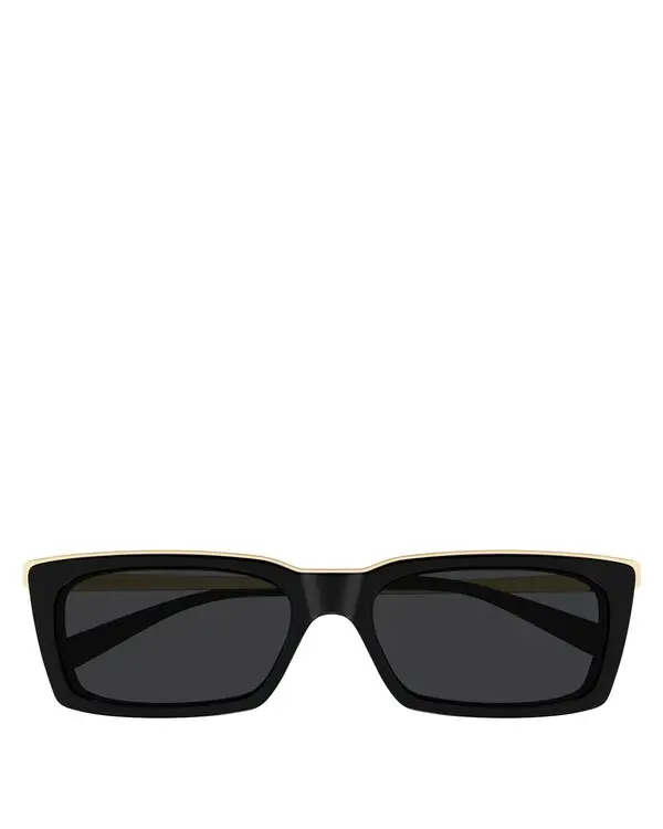 Saint Laurent Rectangle Sunglasses, 57mm