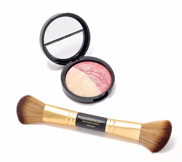 Laura Geller Beauty Baked Foundation & Blush Split Pan With Brush - One-color