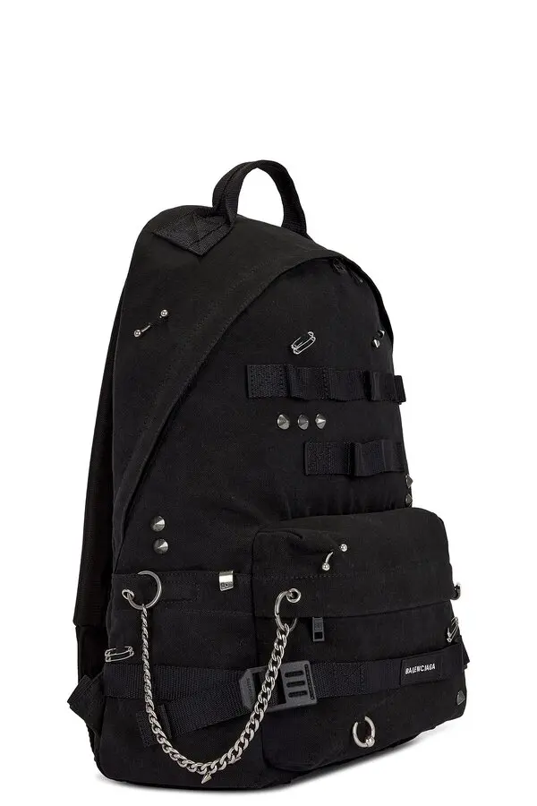 Balenciaga Army Backpack In Black - 25% Off | Editorialist