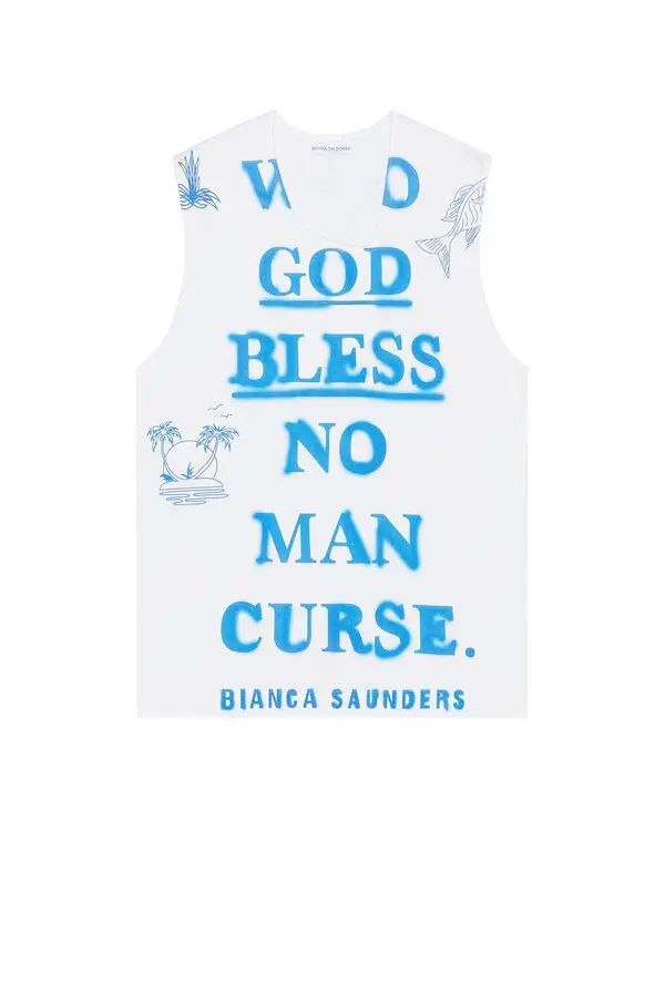 BIANCA SAUNDERS Blessed Top - White