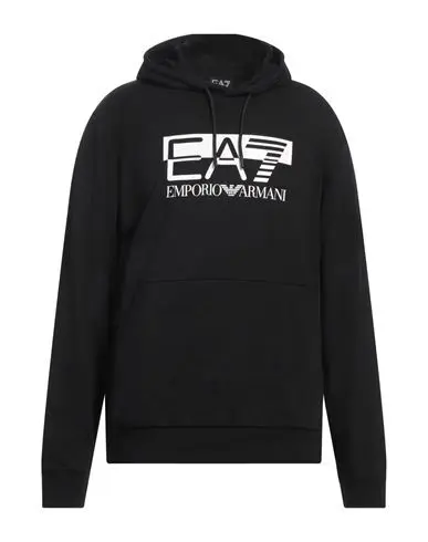 EA7 Cotton-elastane Sweatshirt - Black