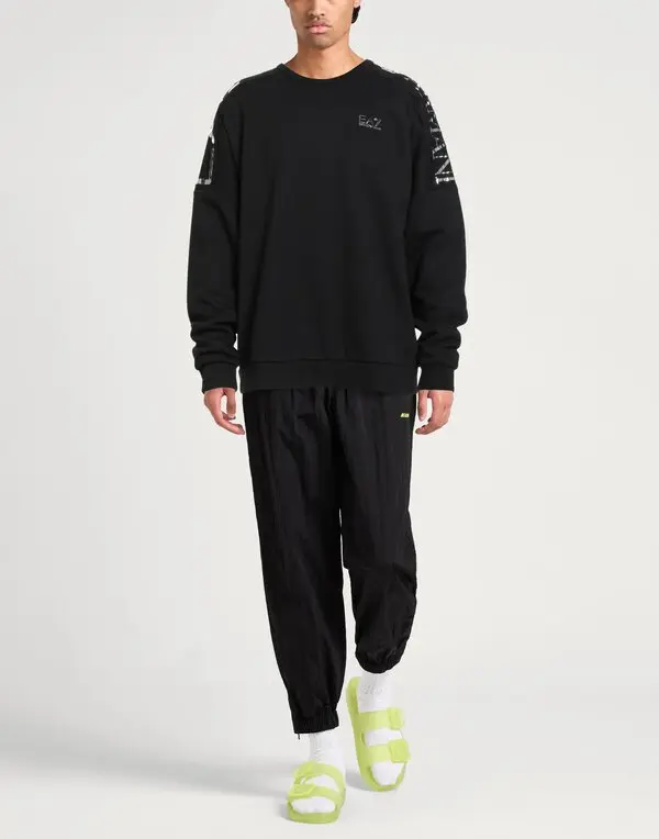 EA7 Sweatshirt In Cotton, Polyester, And Elastane