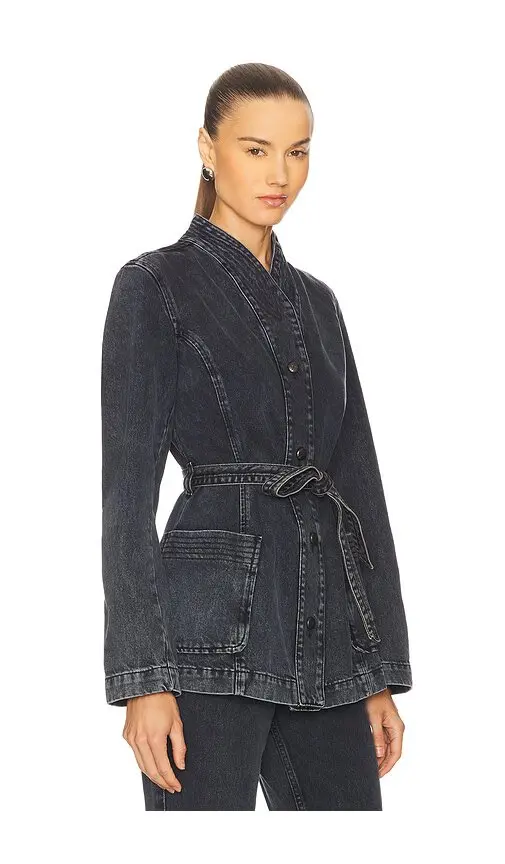 Remain Birger Christensen Belted Denim Jacket