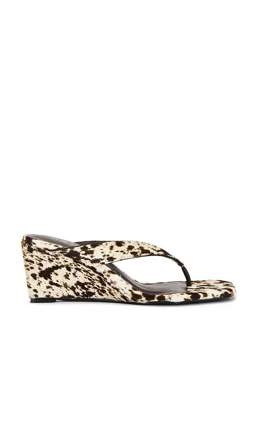Raye Leigh Wedge - Cow Hair Calf