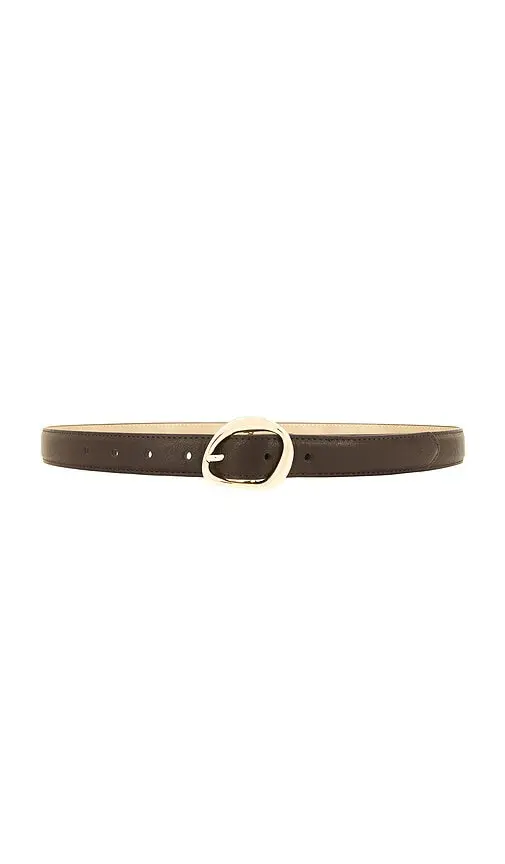 PETIT MOMENTS Abstract Belt - Chocolate & Gold