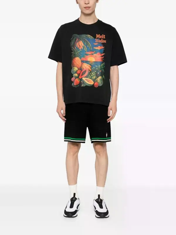 MELT Graphic-print Cotton T-shirt
