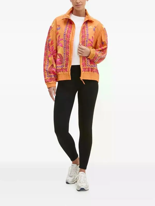Adidas Floral-print Bomber Jacket