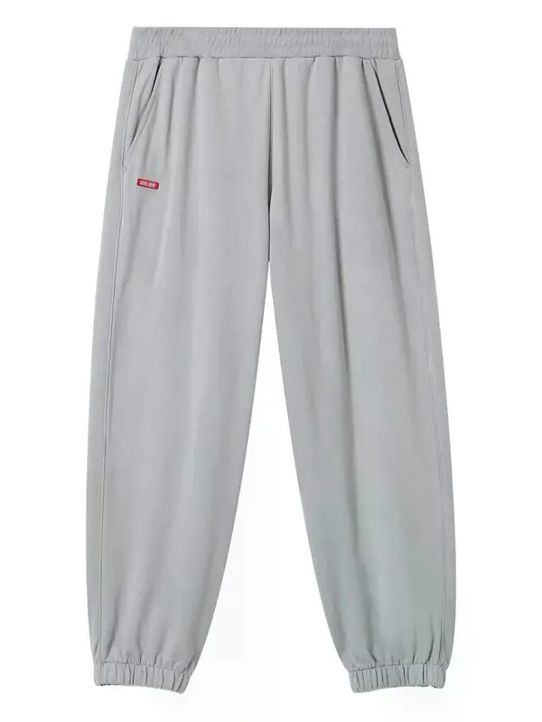 Izzue Elasticated-cuff Track Pants - Grey