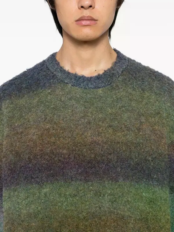 Izzue Gradient-dyed Jumper - Green