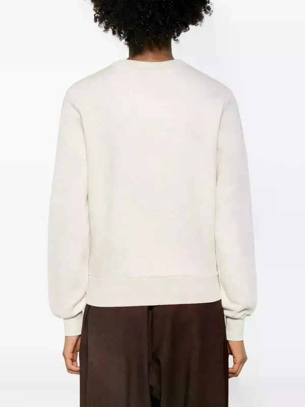 A.p.c. Logo-print Sweatshirt - Neutrals