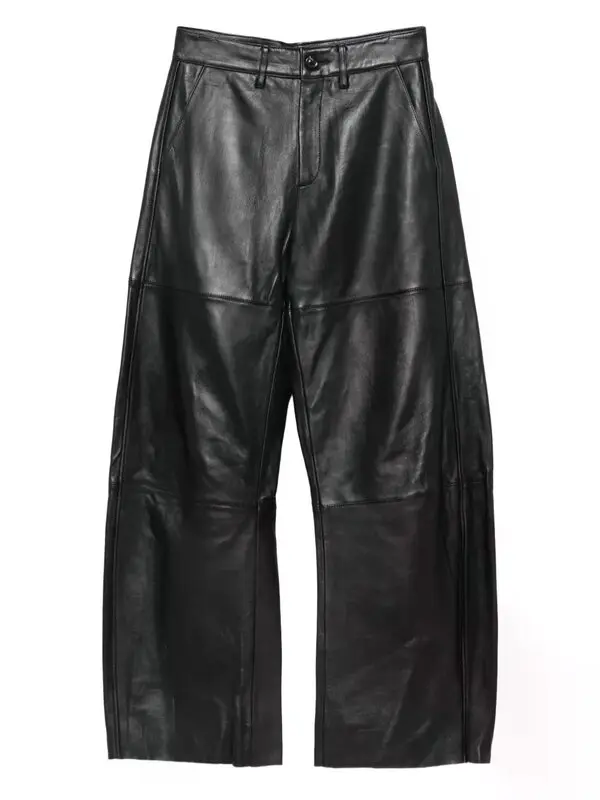 Soeur Panelled-leather Balloon Trousers