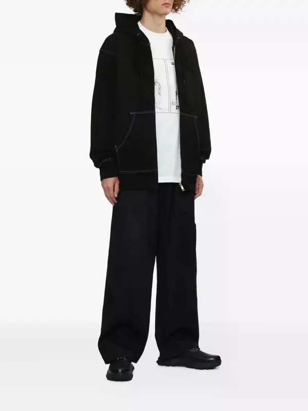 Comme Des Garçons Wool Wide-leg Trousers