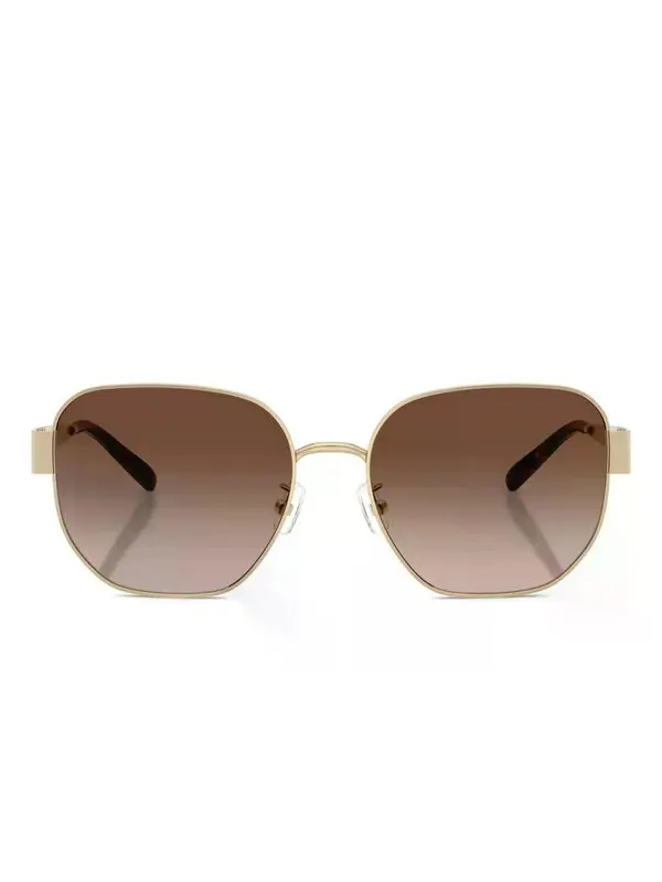 Tory Burch Round-frame Sunglasses - Gold