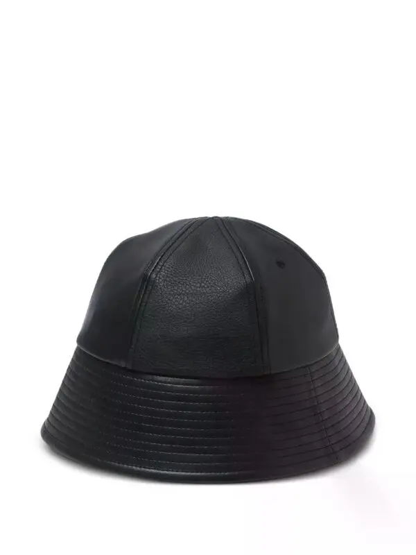 Comme Des Garçons Stitch-detail Bucket Hat - Black