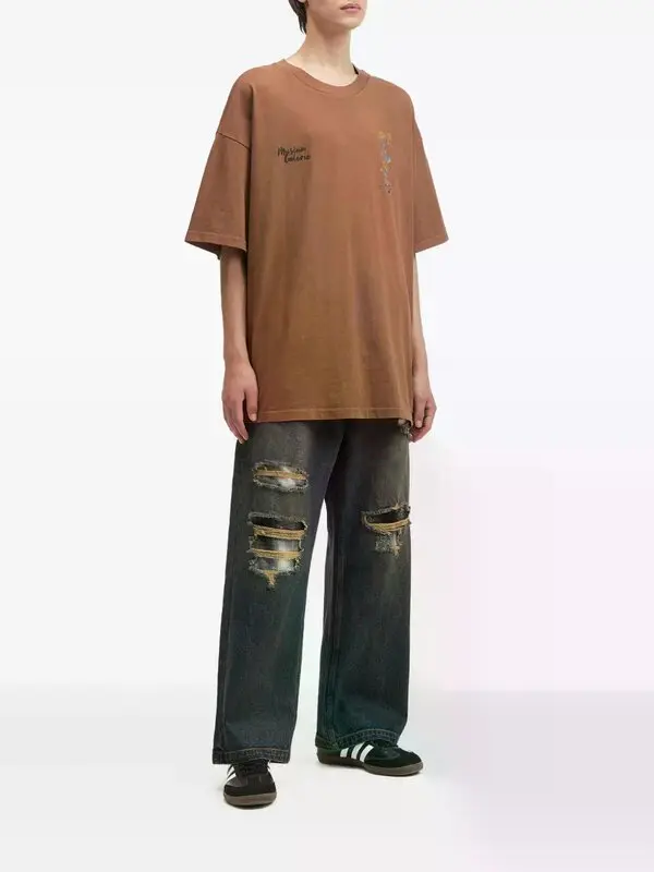 MUSIUM DIV. Cotton T-shirt - Brown