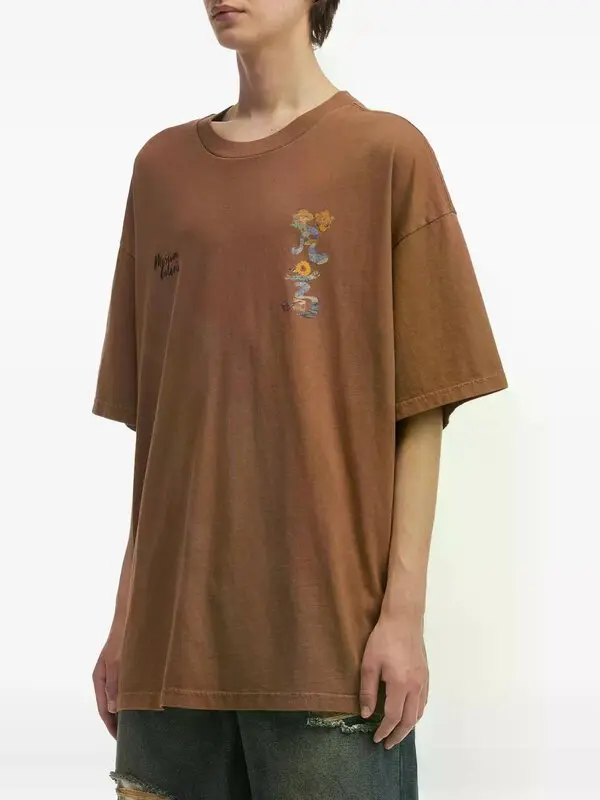 MUSIUM DIV. Cotton T-shirt - Brown