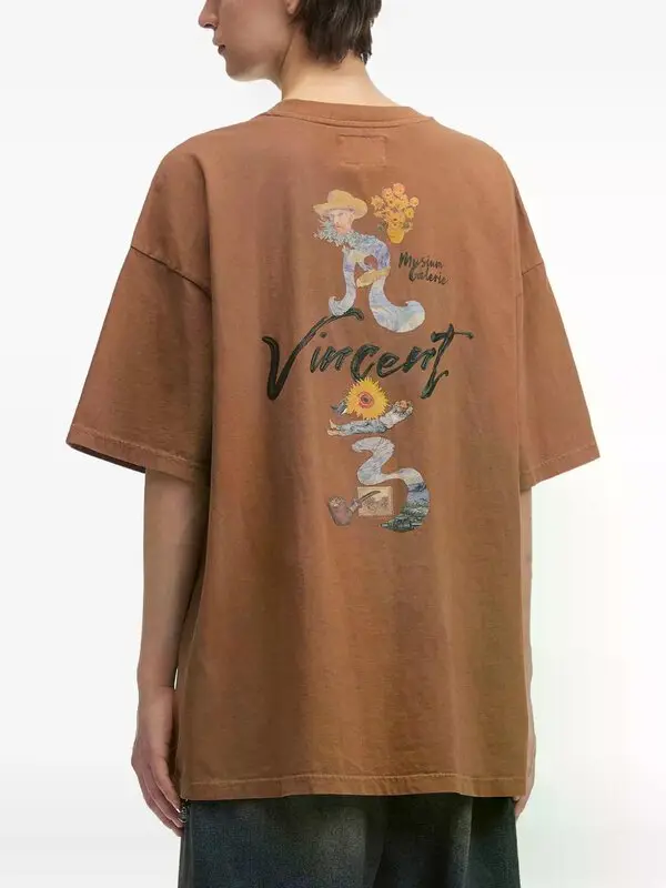 MUSIUM DIV. Cotton T-shirt - Brown