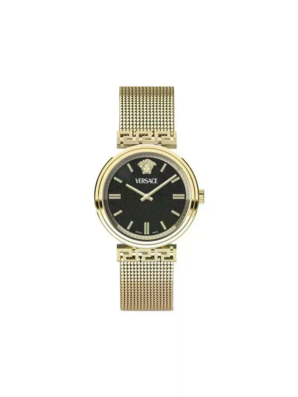 Versace Meander 36mm Watch - Black