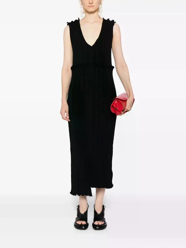 JIL SANDER Cotton Sleeveless Dress