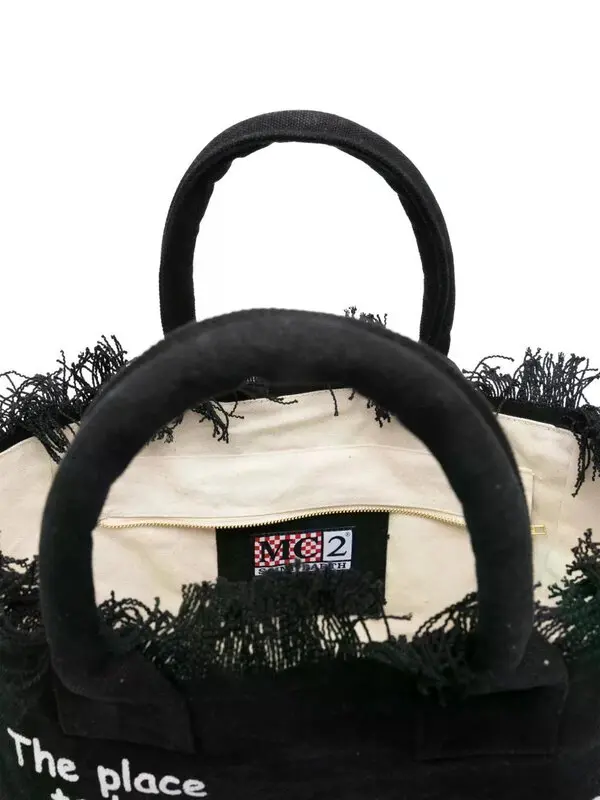 MC2 SAINT BARTH Vanity Tote Bag - Black