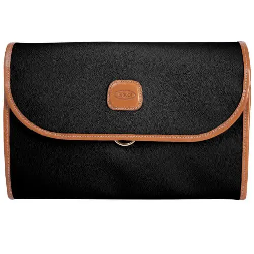 Bric'S Firenze Tri-fold Traveler Toiletry Bag - Black