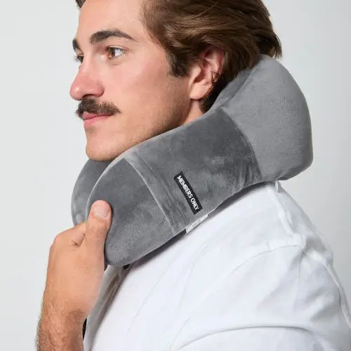 MEMBERS ONLY Memory Foam Travel Neck Pillow