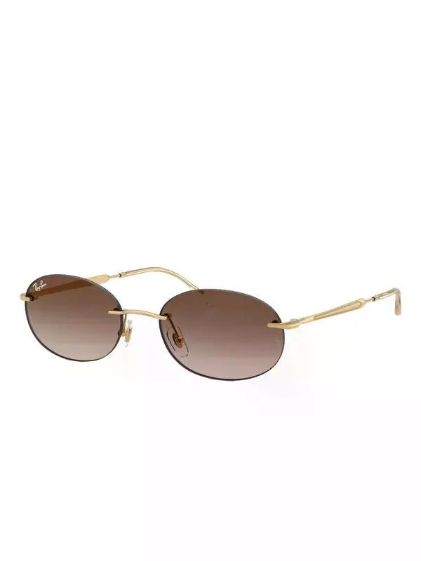 Ray-ban Rimless Oval Sunglasses