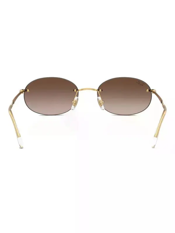 Ray-ban Rimless Oval Sunglasses