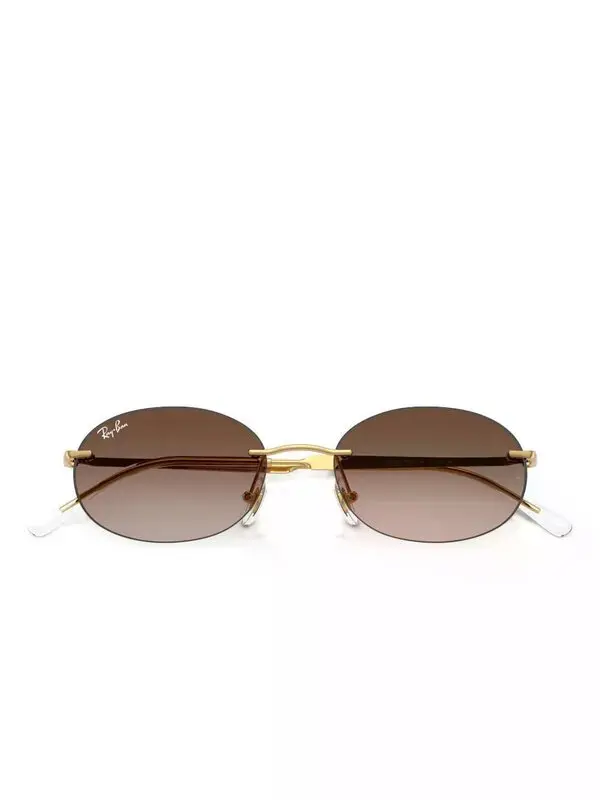 Ray-ban Rimless Oval Sunglasses