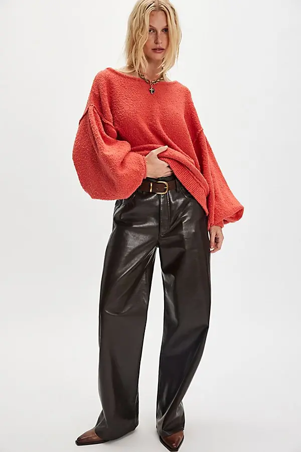 Free People We The Free Tip Top Pullover - Paprika