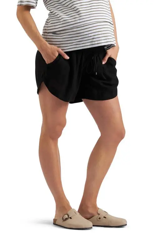 RIPE MATERNITY Byron Shirred Linen Short