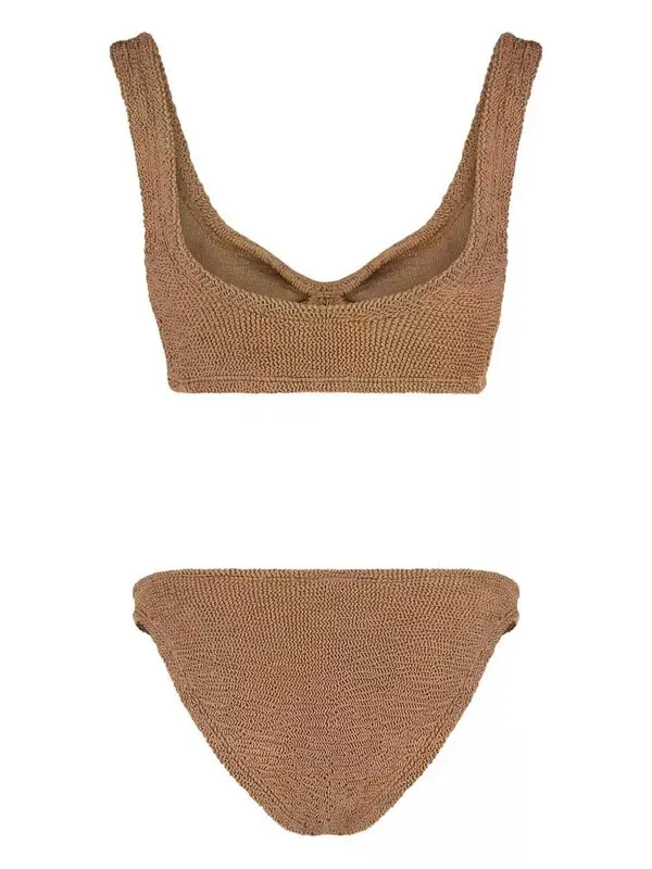 Hunza G Juno Twist-front Bikini - Brown