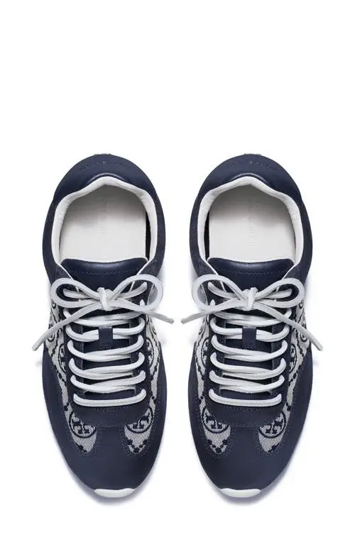 Tory Burch Field Sneaker - Navy T Monogram/new Navy