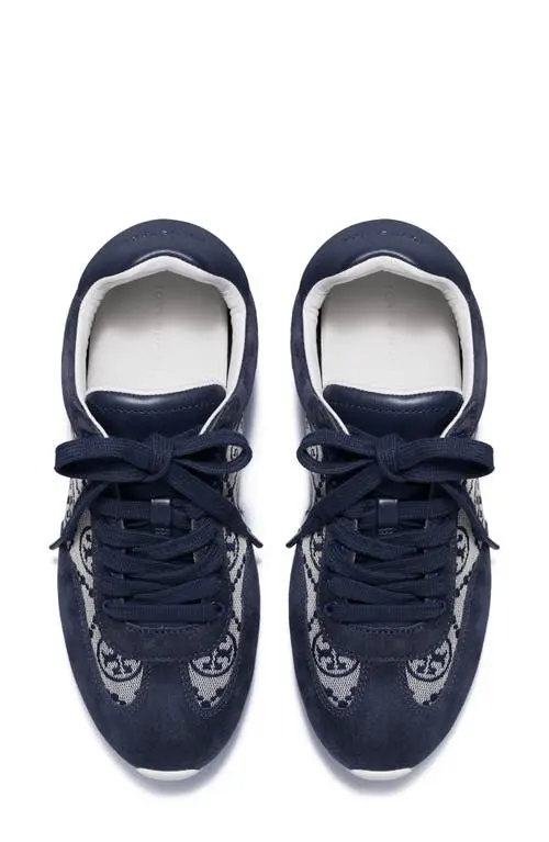 Tory Burch Field Sneaker - Navy T Monogram/new Navy