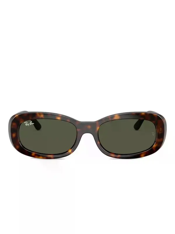Ray-ban Oval-frame Sunglasses - Green