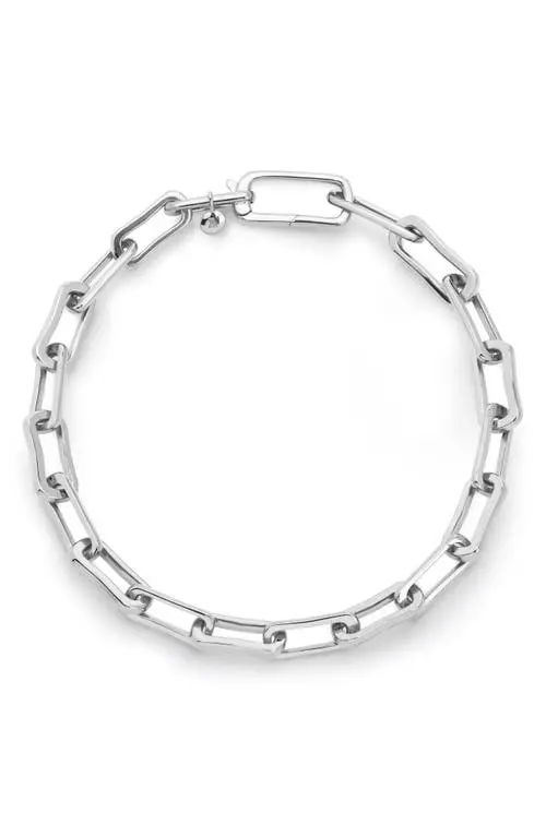 Monica Vinader Alta Slim Chain Bracelet - Sterling Silver