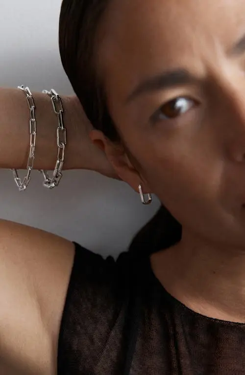 Monica Vinader Alta Slim Chain Bracelet - Sterling Silver