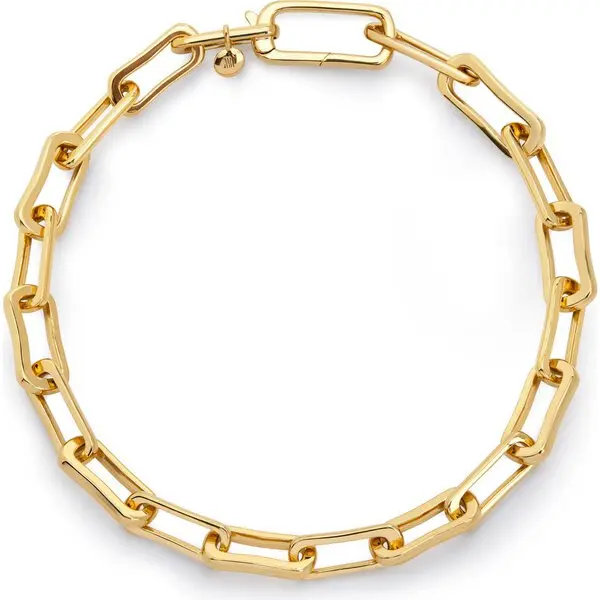 Monica Vinader Alta Slim Chain Bracelet - 18ct Gold Vermeil