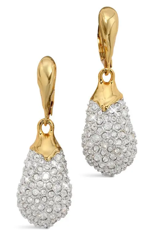 Alexis Bittar Solanales Drop Earrings - Gold/crystals