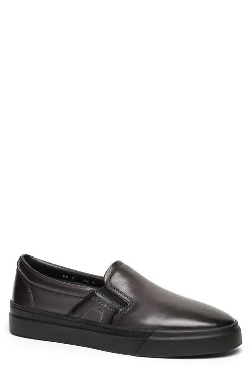 Santoni Leather Loafer - Grey