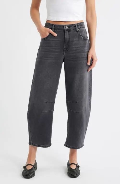 HIDDEN JEANS Cropped Barrel Jeans