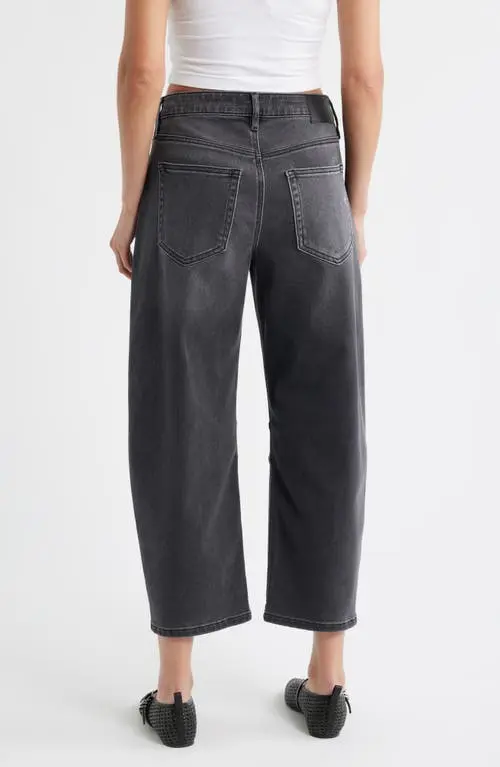 HIDDEN JEANS Cropped Barrel Jeans