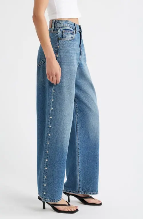 HIDDEN JEANS Side Stud Baggy Jeans
