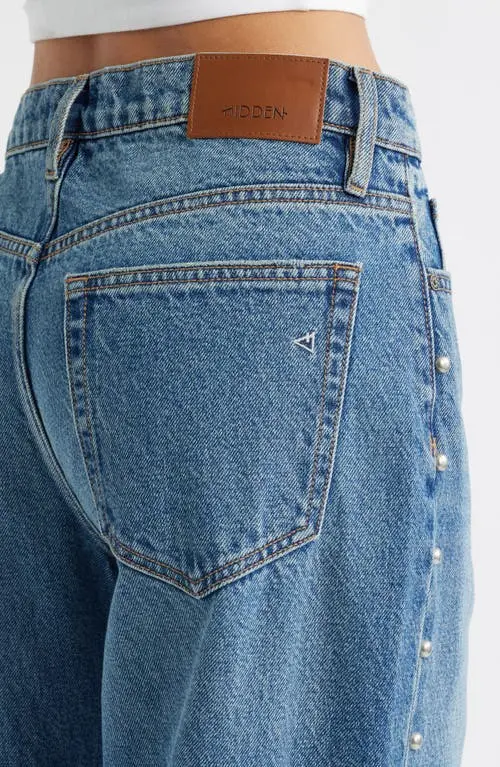HIDDEN JEANS Side Stud Baggy Jeans