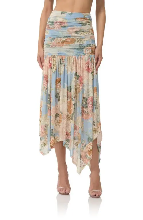 AFRM Estella Floral Midi Skirt